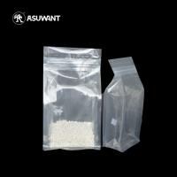 China VMPET 250G 500G Flat Bottom Mylar Bag Grain Coffee Front Clear ROHS for sale