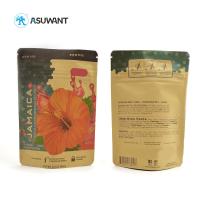 China CPP Biodegradable PBAT Kraft Paper Zipper Bags Disposable Heat Seal MSDS for sale
