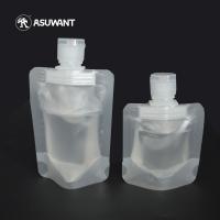 China 10C Plastic VMPET Liquid Packaging Spout Pouch Gravure Printing With Cap for sale