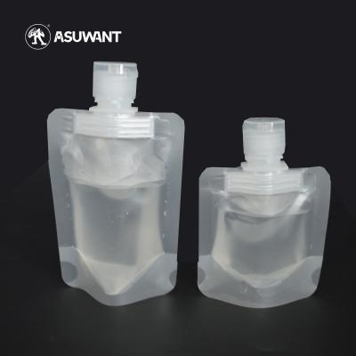China 10C Plastic VMPET Liquid Packaging Spout Pouch Gravure Printing With Cap for sale