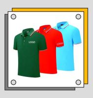China 100% Polyester Cotton Shirts Men'S Polo Quick Dry Collared Shirts for sale