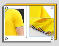 China 100% Polyester Cotton Shirts Men'S Polo Quick Dry Collared Shirts for sale