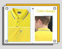 China 100% Polyester Cotton Shirts Men'S Polo Quick Dry Collared Shirts for sale