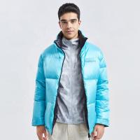 China Down Winter Outdoor Puffer Jacket Mens Clothing Short 2 Sided 100% Polyester for sale