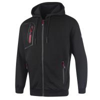 China Zip Through Bonded Fleece Sweat Jacket Slim Cinch Softshell Jacket for sale