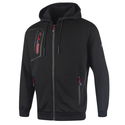 China Zip Through Bonded Fleece Sweat Jacket Slim Cinch Softshell Jacket for sale