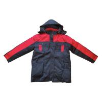 China Black Long Sleeve Workwear Garments  Safety Winter Jacket for sale
