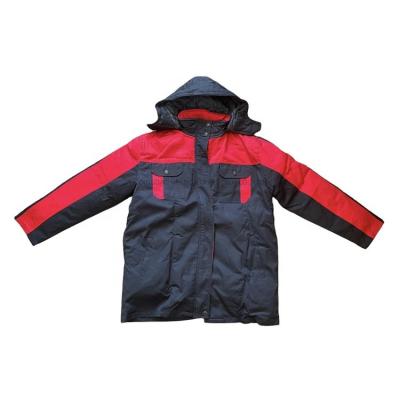 China Black Long Sleeve Workwear Garments  Safety Winter Jacket for sale