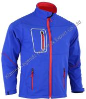 China Espandex Outdoor Waterproof Jacket Men'S Multi Pocket Zipper Warm Softshell Hooded Jacket for sale
