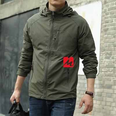 China Military Hooded Waterproof WindBreaker Men'S Windbreaker Jackets Casual Coat for sale