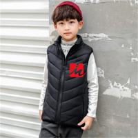 China Waterproof Kids Heated Jacket Vest Windbreaker Black Puffer for sale