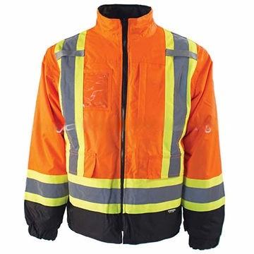 China Safety High Visibility Garments Reflective Hi Vis Waterproof Jacket Working for sale