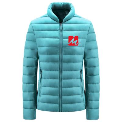 China Down Lightweight Down Jacket City Casual Cotton Collar Pocket Polyester Zipper Jacket Wear Resistant for sale