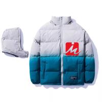 China OEM Puffer Padded Jacket Polyester Customized Gradient Puffer Jacket for sale