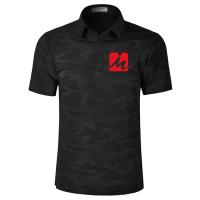 China Breathable Camouflage Summer Golf Shirts Moisture Wicking Quick Dry Golf Polo T Shirt for sale
