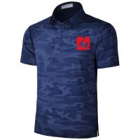 China Breathable Camouflage Summer Golf Shirts Moisture Wicking Quick Dry Golf Polo T Shirt for sale