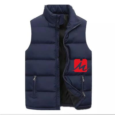 China Custom Puffer Padded Jacket Polyester Nylon Sleeveless Down Jackets for sale