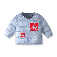 China Windproof Lightweight Down Jacket Little Girl Down Puffer Winter Warm Coat For Kids for sale