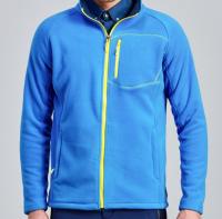China Outdoor Sports Winter Fleece Jacket Zip Polyester Men Wear for sale