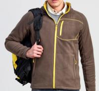 China Outdoor Sports Winter Fleece Jacket Zip Polyester Men Wear for sale