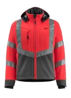 China Men softshell jacket Fluorescent colors reflective colors jackets workwear softshell waterproof jackets for sale