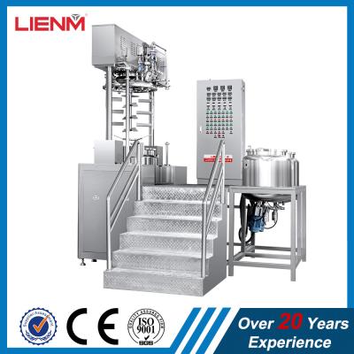 China automatic vacuum hair care cream,body lotion emulsifying mixer 50L 100L 200L 300L 500L 1000L for sale