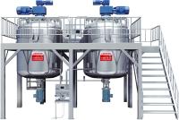 China 500L, 1000L Industrial Chemical Liquid Mixer Machine Detergent Agitator Production Equipment Industrial Cosmetic Liquid for sale