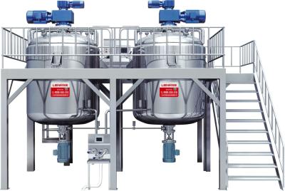 China Liquid Detergent making machine jacket heating 100-10000L for sale