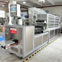 China New Automatic Cosmetic Crystal Eye Mask Filling Machine Forming Line For Skin Care Eye Patches Gel for sale