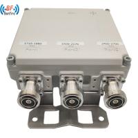 China Indoor/Outdoor IP65 Tri-Band Combiner 1710-1880/1920-2170/2300-2700MHz 4.3-10-F DIN-F for sale