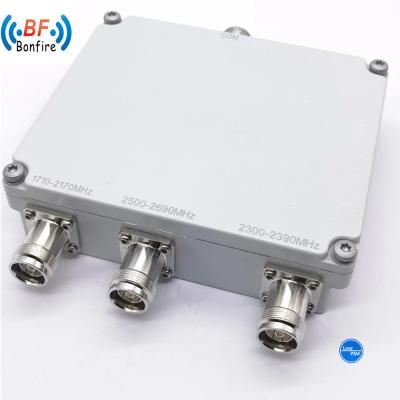 China HL-0727-31 62 7701 3301 Tri-Band Low Pim Combiner RF Triplexer for Ibs/Das Projects for sale