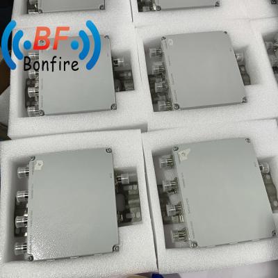 China Topwave 1710-2700MHz RF Low Pim Quadplexer DIN Female -155dbc Quad-Band Combiner Grey for sale