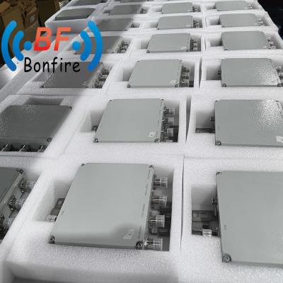 China 4.3-10f DIN-F Interface RF Quadplexer Multiplexer for 698-960/1710-1880/1920-2170/2600-3800MHz for sale