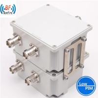 China RF Single Unit Duplexer Combiner Grey 1710-1880/1920-2690MHz 7/16DIN Female Connector for sale