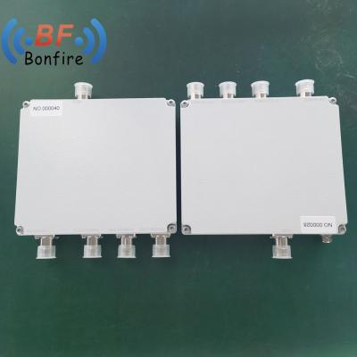 China IP67 Quadplexer 698-960/1710-2170/2300-2700/3300-3800MHz with 4.3-10 Female Connector for sale