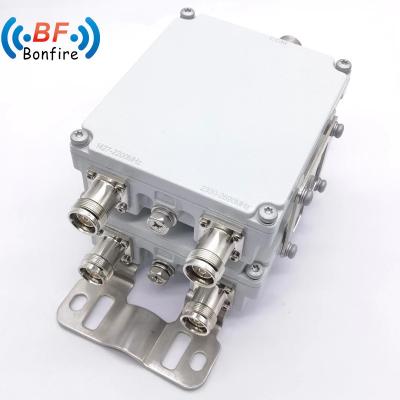 China Dual-Band 1710-2170MHz 2300-2690MHz DIN Female Twin-Duplexer for Overall Project Delivery for sale