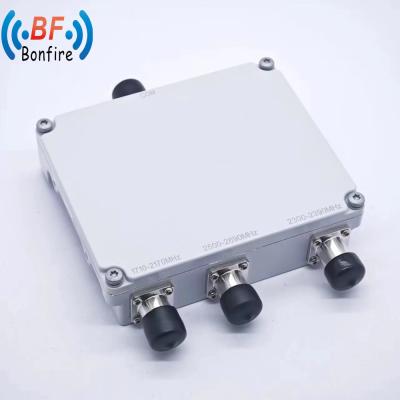 China 1710-1880/1920-2170/2300-2700MHz RF Triplexer Multiplexer RF Combiner with 2.800kg Package for sale