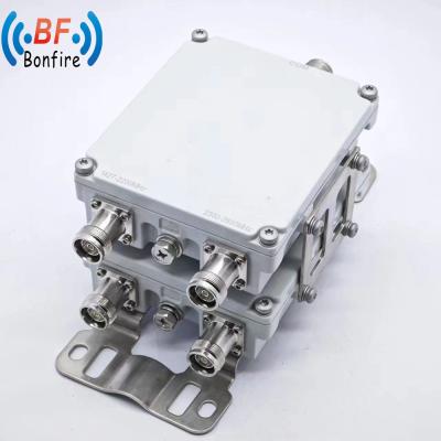 China 1710-1880/1920-2170/2300-2700MHz VHF UHF RF Diplexer N Female Type Dual Band Combiner for sale