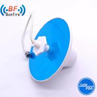 China 4.3-10-F X2 Connector Type 698-806 806-960 1710-2700 3300-4000MHz Ceiling Antenna for sale