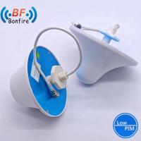 China 4.3-10-F X2 Connector Type 698-806 806-960 1710-2700 3300-4000MHz Ceiling Antenna for sale