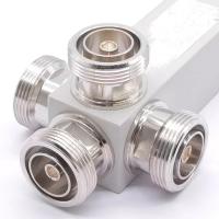 China Multiband 2/3/4 Way High Power Splitter 350-3800MHz DIN-F for Enhanced Signal Splitting for sale