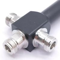 China 698-4200MHz N-F 3 Way Low Pim Cavity High Power Splitter in Customized Grey Color for sale