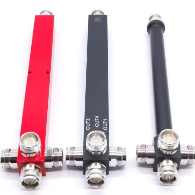 China Wide Frequency Range 617-4000MHz 4.3-10-F 2/3/4 Way Low Cavity High Power Divider Das for sale