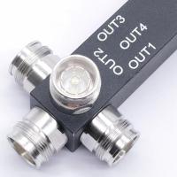 China 0.510kg Package Gross Weight 698-4200MHz 3/4 Way Power Splitter Reactive N -F/4.3-10-F for sale