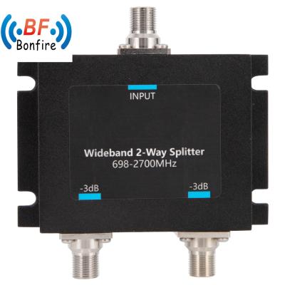 China 698-2700MHz Wideband 2-Way Micro-Strip Splitter 3dB 50W NF Package Gross Weight 0.190kg for sale