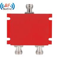 China 136-174MHz 3 Way Red RF Micro Strip Power Divider UHF VHF Divider with Indoor Capality for sale