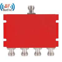 China 136-174MHz 3 Way Red RF Micro Strip Power Divider UHF VHF Divider with Indoor Capality for sale