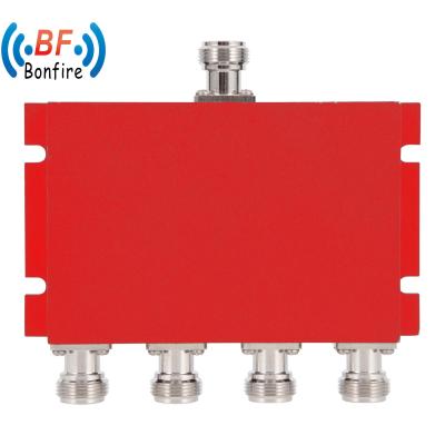 China Communication Interface N-F Indoor 698-2700MHz 4 Way N-F Micro Strip Divider for Indoor for sale