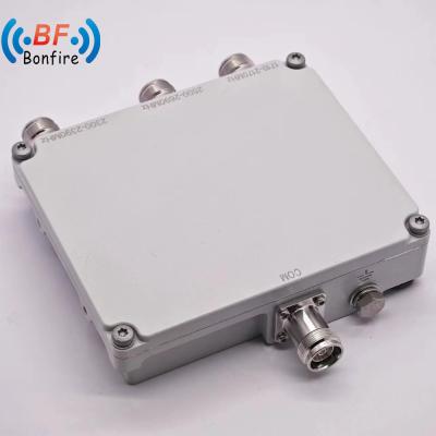 China Triplexer Combiner Indoor/Outdoor 1710-1880 1920-2170 2300-2400 2500-2700MHz -155dbc with 4.3-10-Female Connector for sale