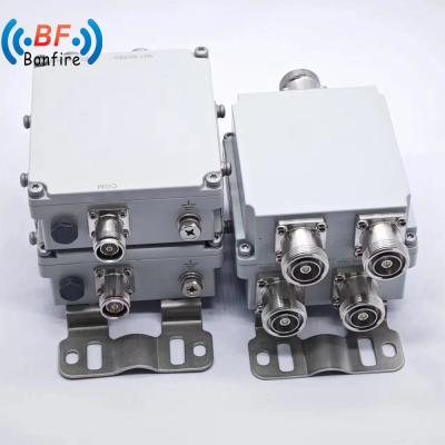 China 5G Indoor/Outdoor Quadplexer Combiner Diplexer 698-960 1710-2170 1920-2710 2300-2400 2500-2700MHz for sale